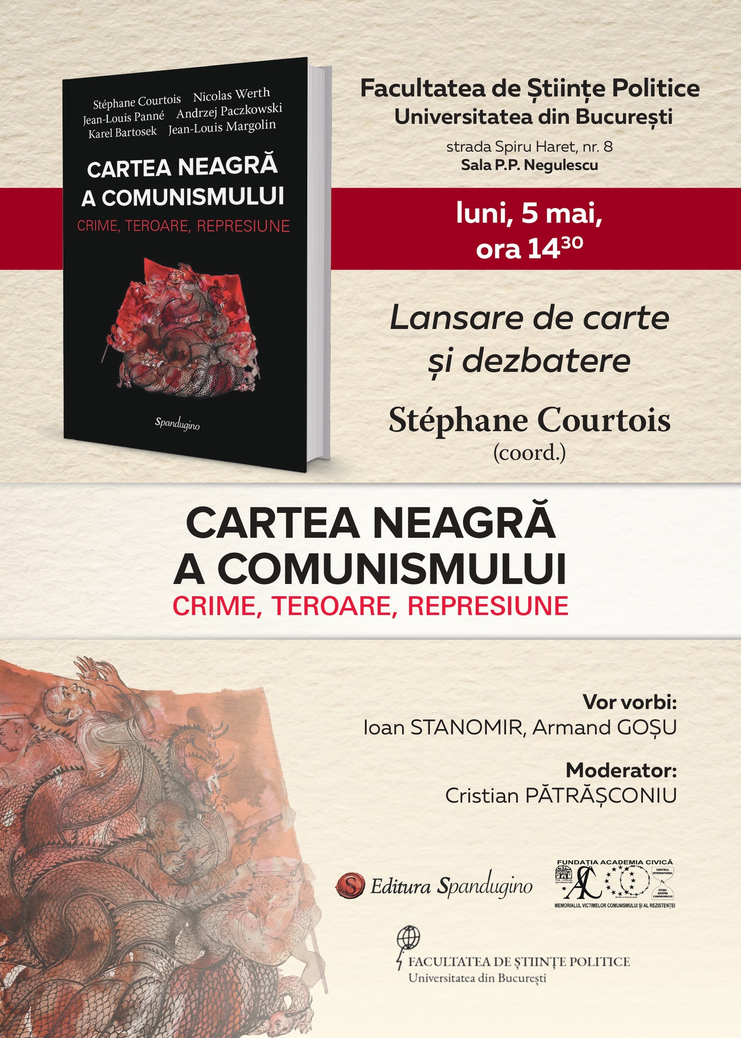 Lansare și dezbatere ”Cartea neagră a comunismului. Crime, teroare ...